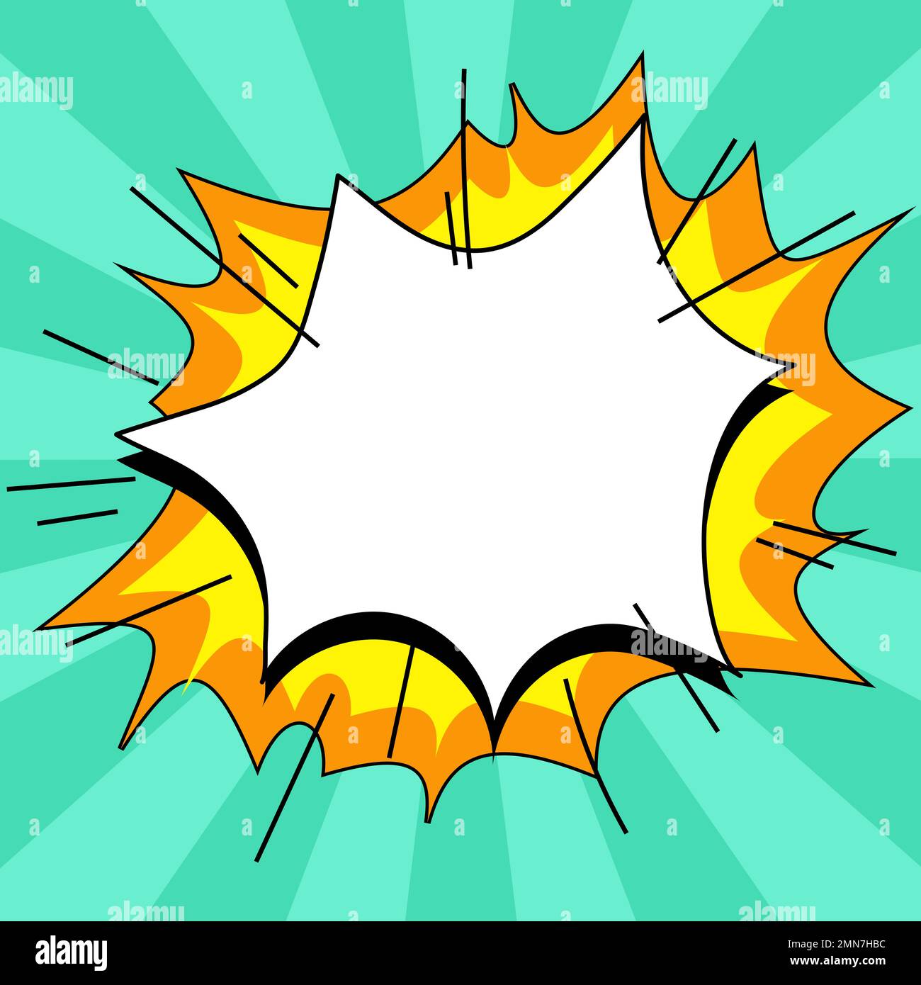 Comics Design Frames. Photo Frame Set With Explosion Bubbles For Add ...