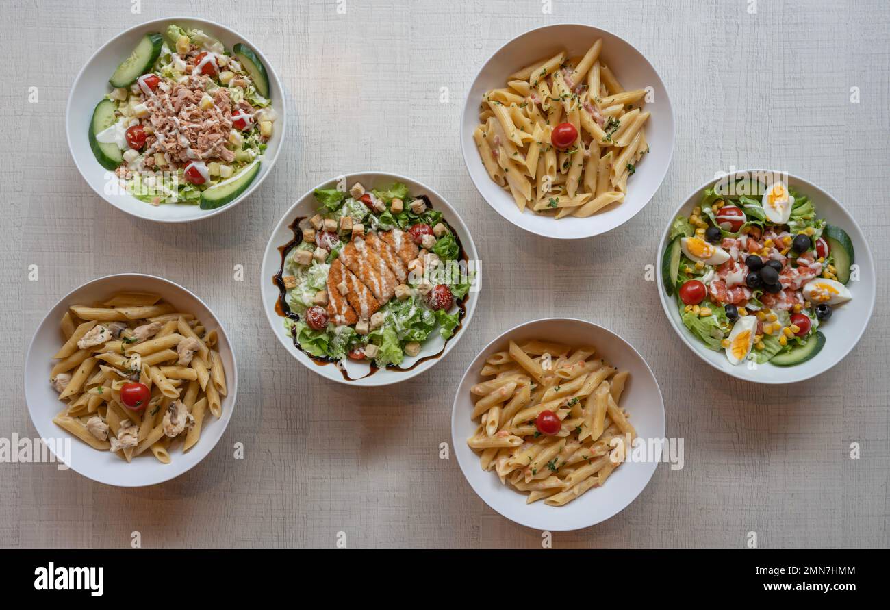 Italian and Middle East culinary Still Life. Mix of Italian and Middle ...
