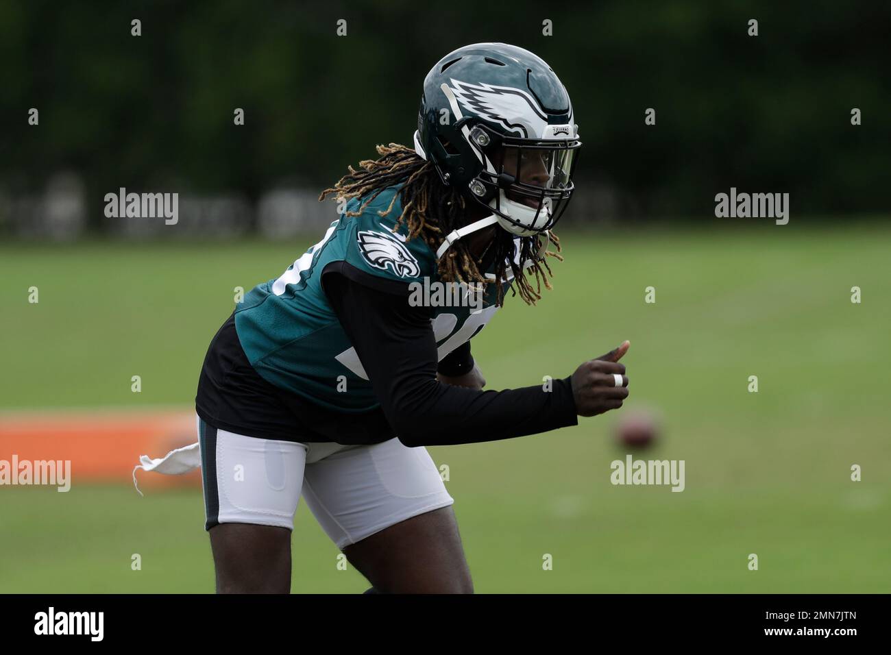 Philadelphia Eagles' Jay Ajayi in action during an organized team ...