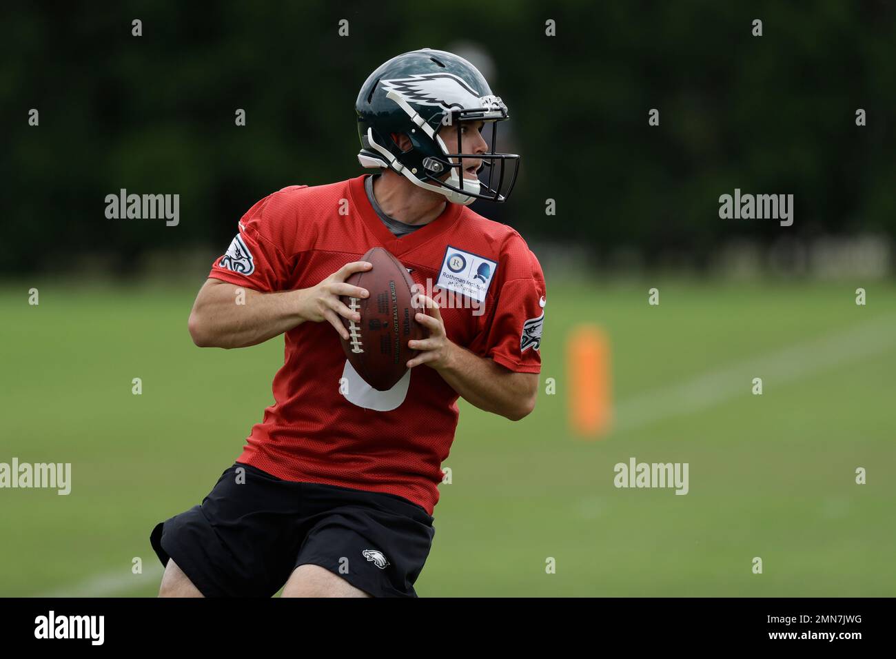 Philadelphia Eagles' Joe Callahan in action during an organized team ...