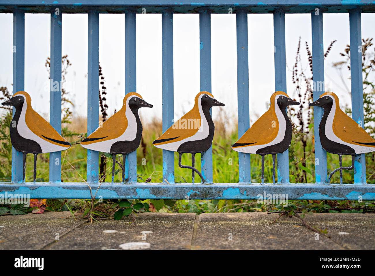 Morecambe Promenade - Flying Fence by David Kemp Stock Photo - Alamy