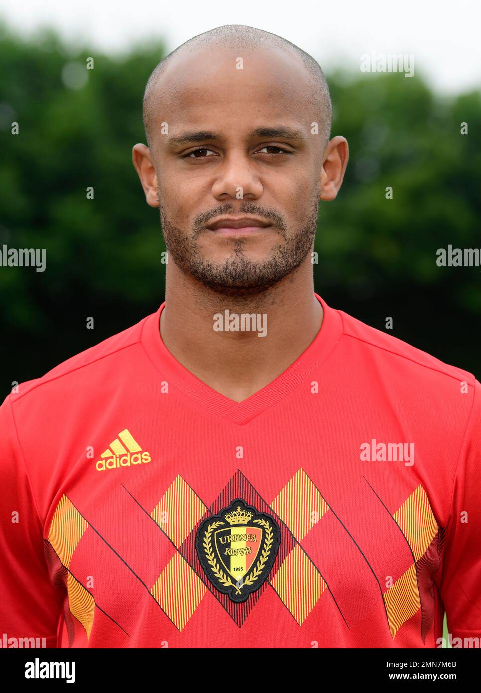 Belgian national team player Vincent Kompany poses at the national ...