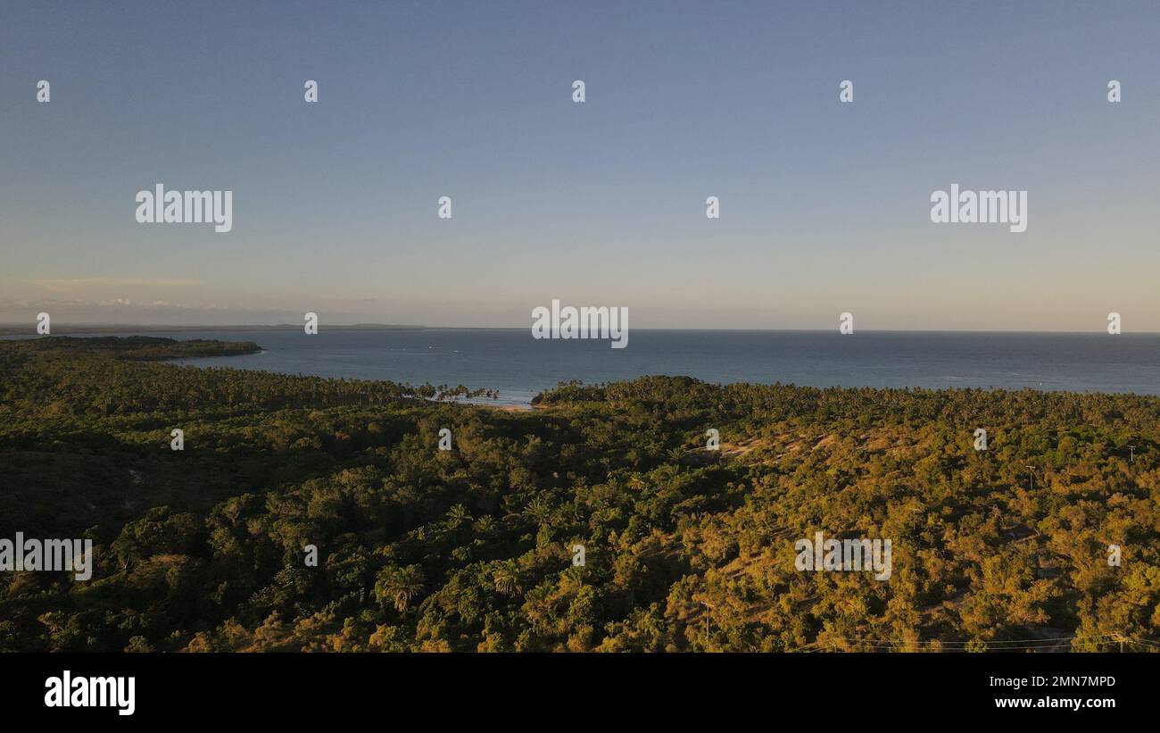 Boipeba Island located in Bahia. Between Moreré beach and Bainema Stock ...