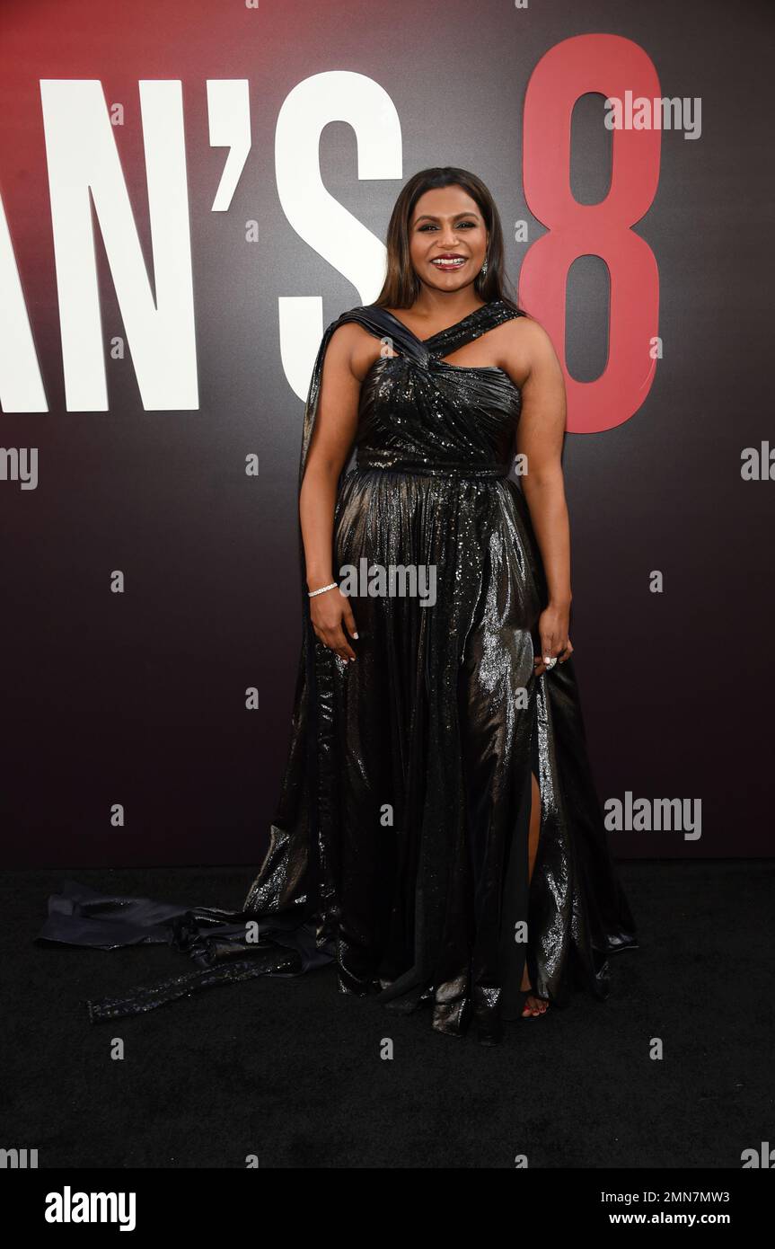 Mindy Kaling attends the world premiere of "Ocean's 8" at Alice Tully ...