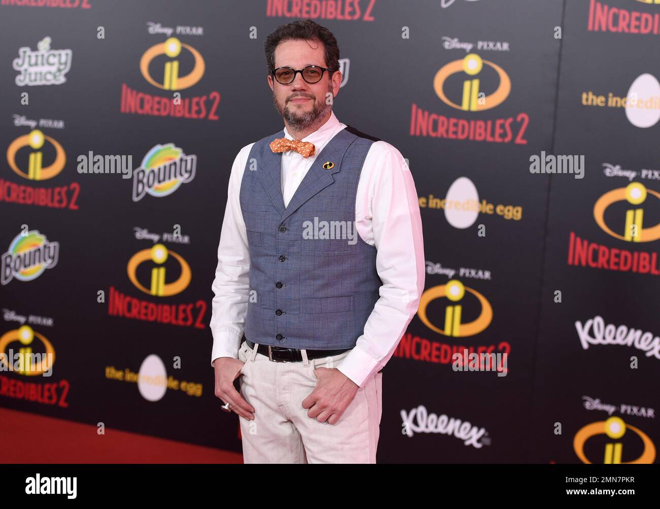 Composer Michael Giacchino arrives at the world premiere of ...