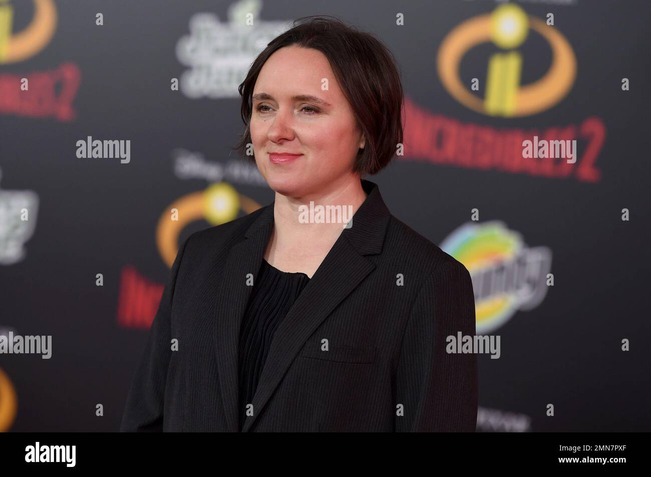 Sarah Vowell arrives at the world premiere of "Incredibles 2" at the El ...