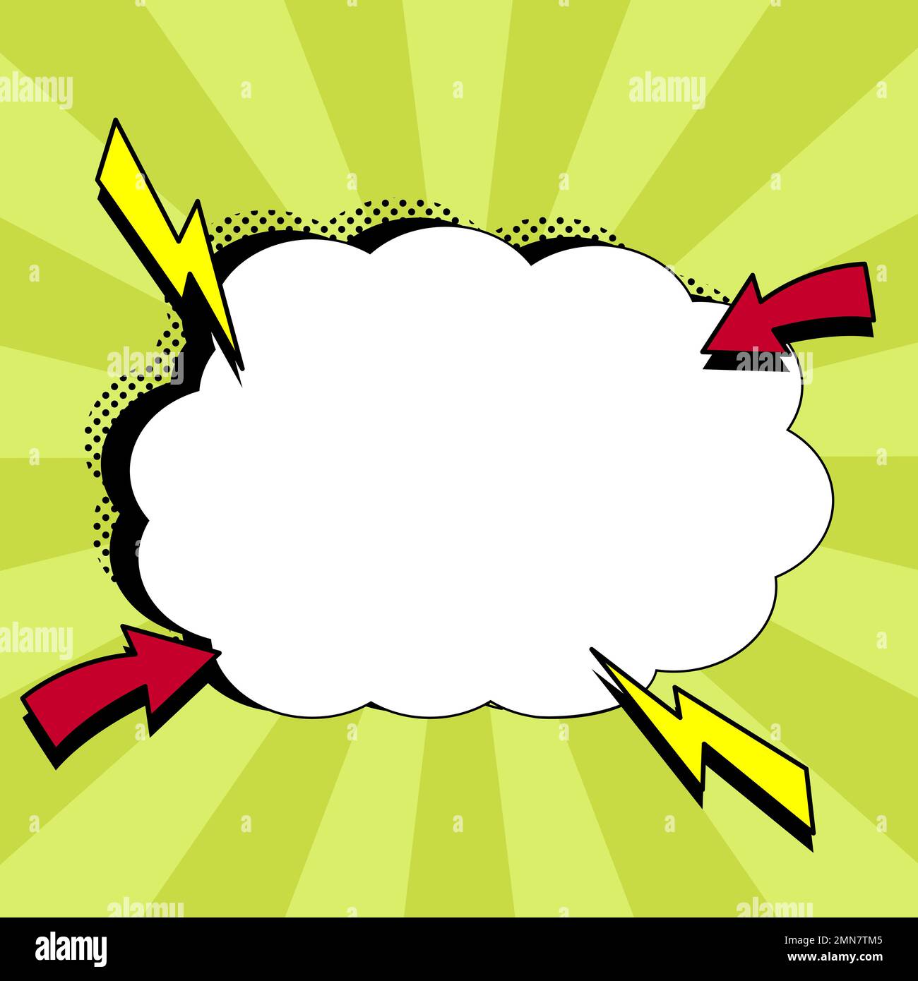 Comics Design Frames. Photo Frame Set With Explosion Bubbles For Add ...