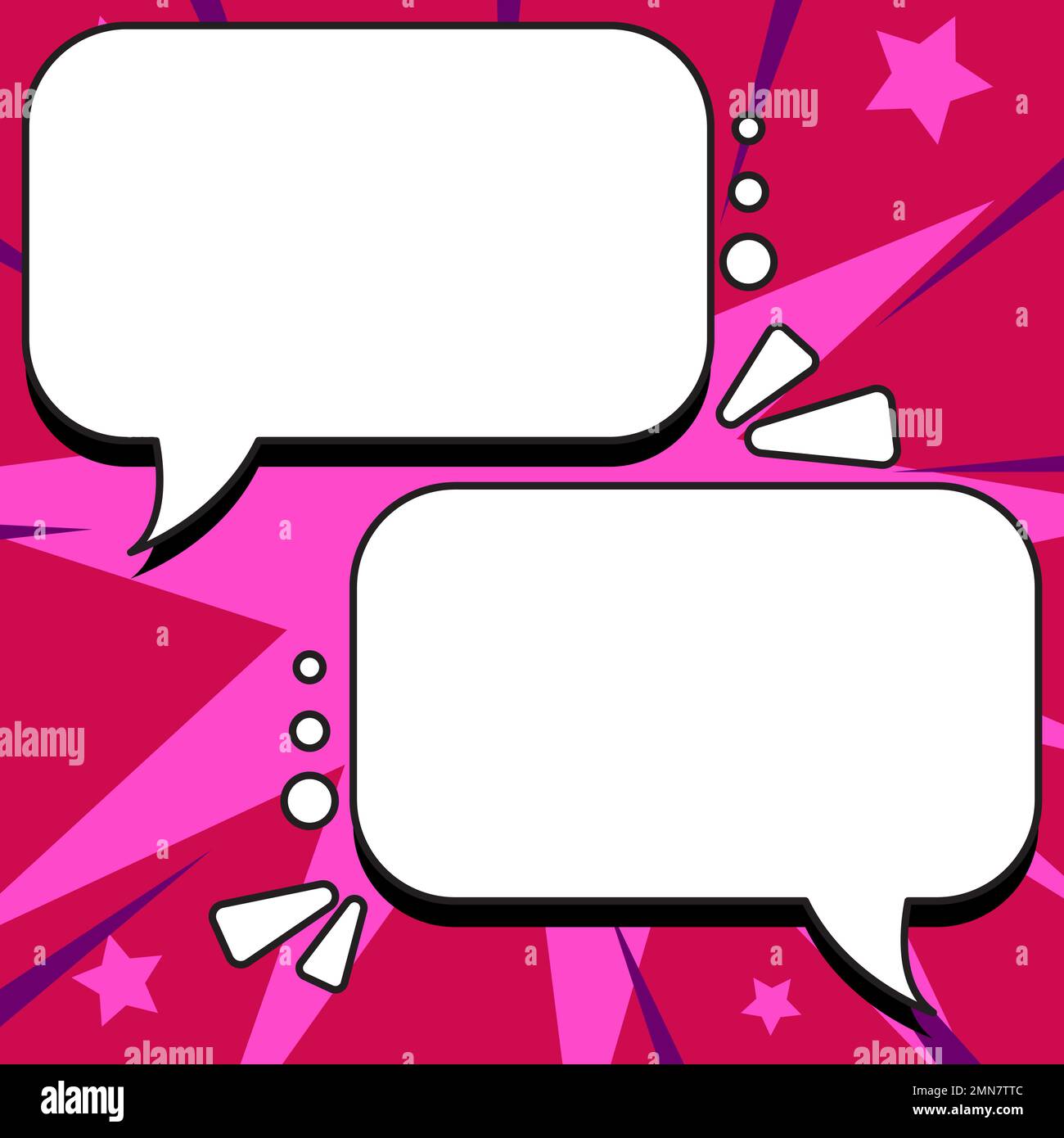 Comics Design Frames. Beautiful Photo Frame Set With Boom Bubbles For ...