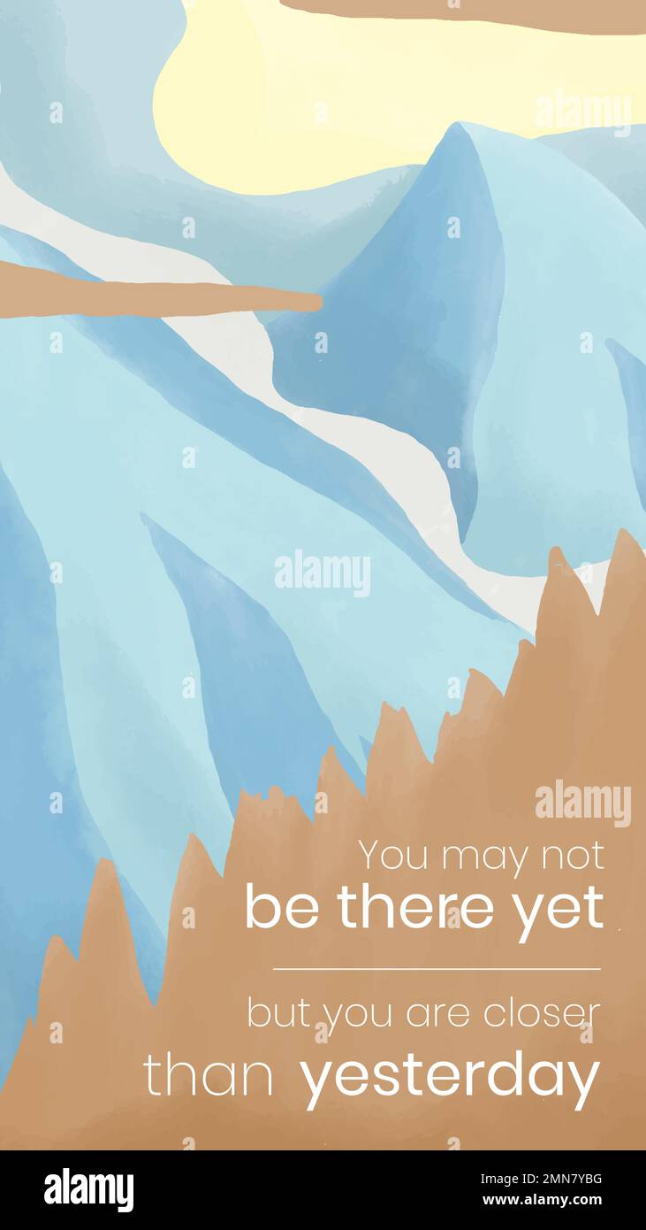 Mountain aesthetic quotes Stock Vector Images - Alamy