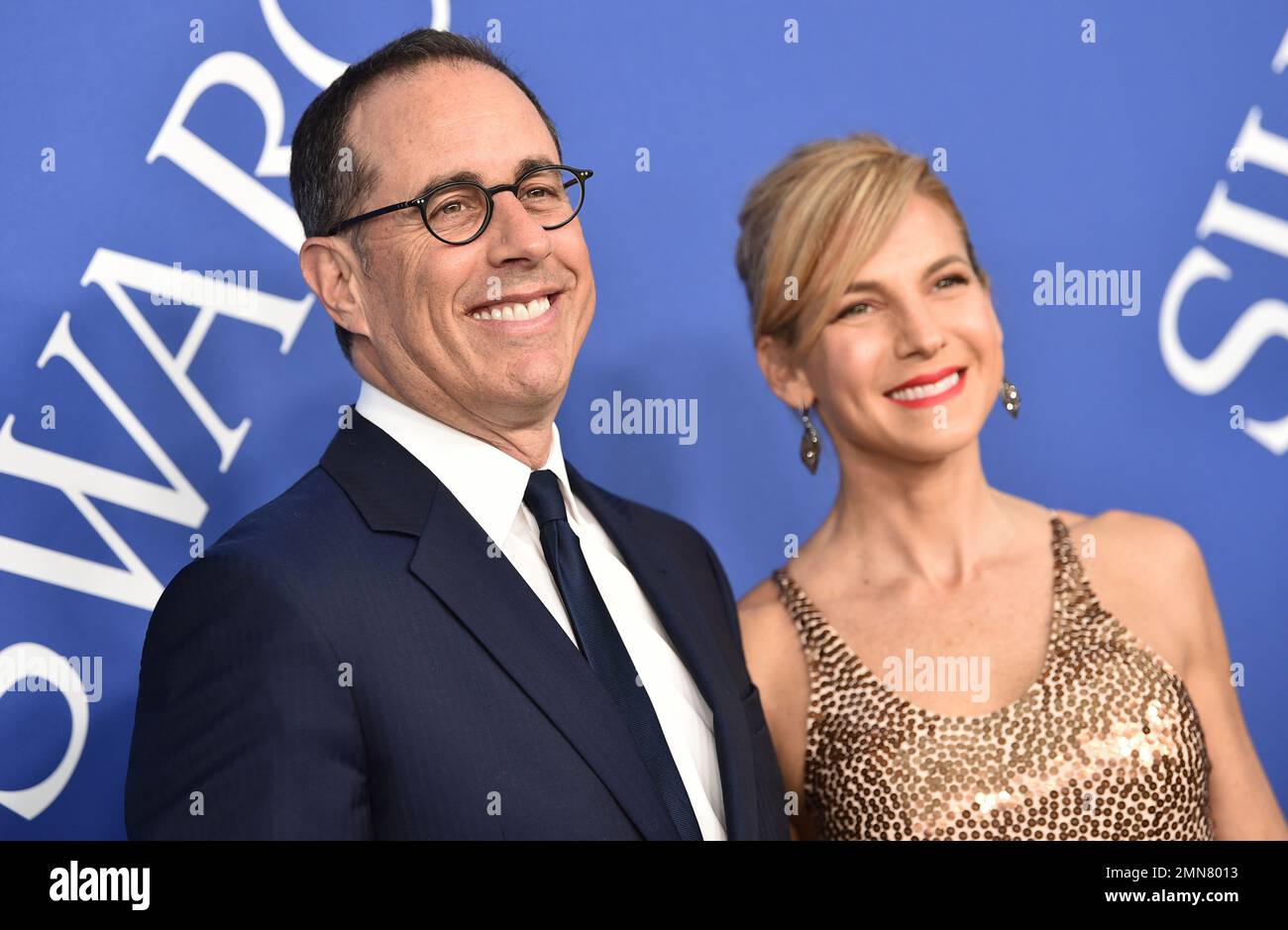 Jerry Seinfeld, left, and Jessica Seinfeld arrive at the CFDA Fashion ...