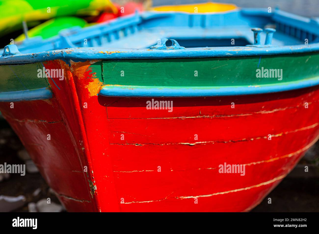 Italian Fishing Boat Stock Photo - Alamy