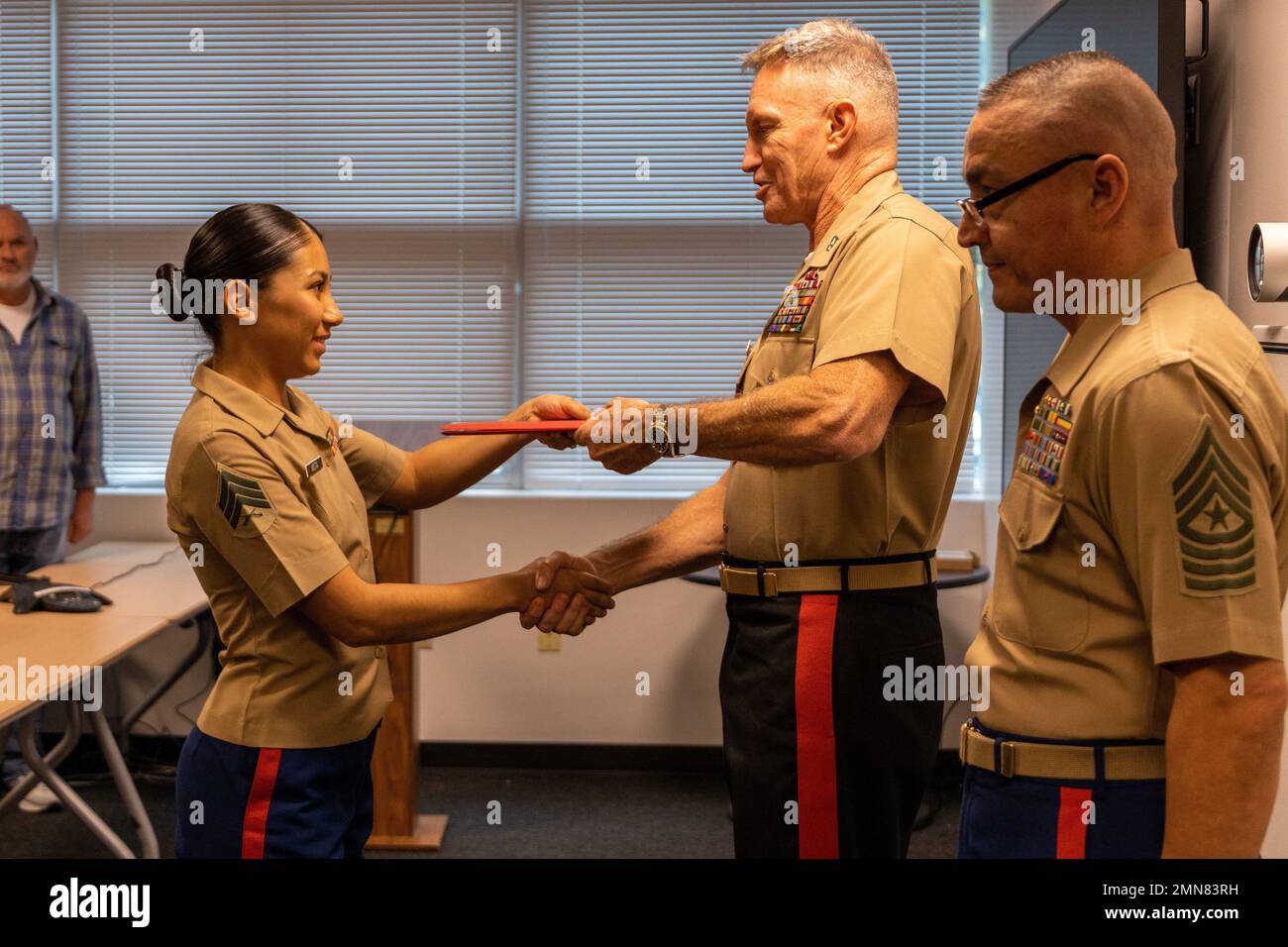 U.S. Marine Corps Sgt. Ayline Mota, Marine Corps Recruiting Commanding ...