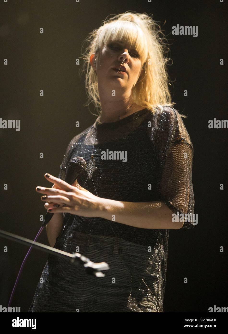 Erika M. Anderson as EMA performs in concert as the opening act for ...