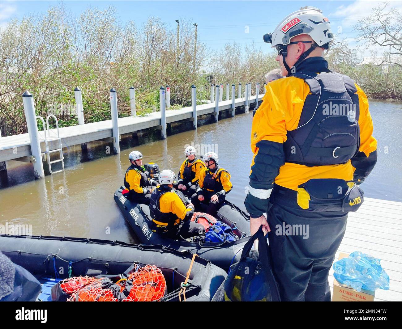 Rotunda, FL (Sept. 29, 2022) Boat teams one and two of FEMA Virginia ...