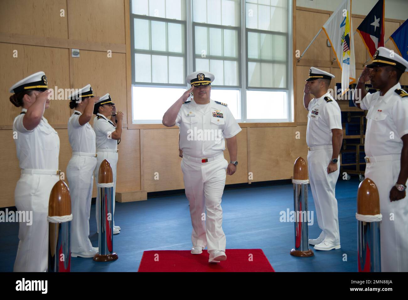 NEWPORT, RI (Sept. 30, 2022) Capt. Everett Alcorn, commanding officer ...