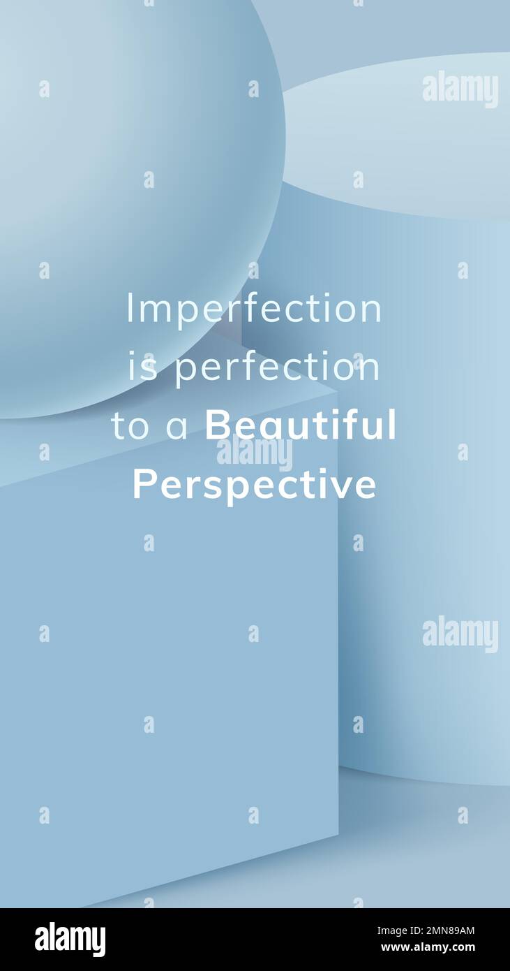 3D geometric pastel Instagram story template, inspirational quote ...