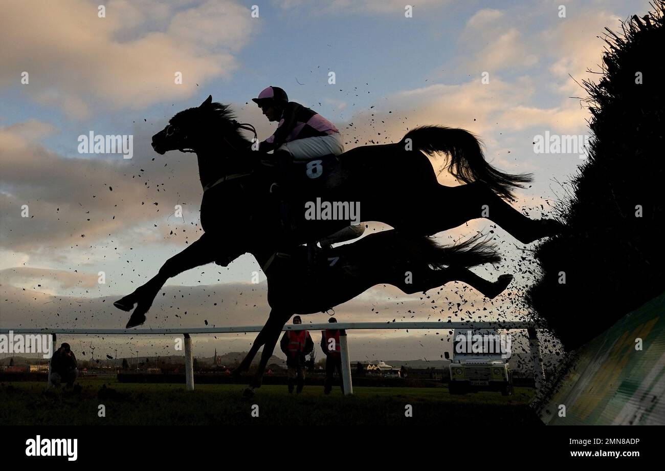 Frankie Rapper and Cian Chester in action during the Jackson Property ...