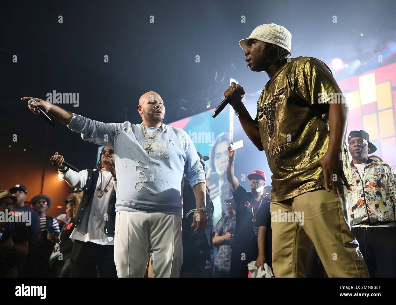 Rappers Fat Joe and KRS-One perform at the Yo! MTV Raps: 30TH ...