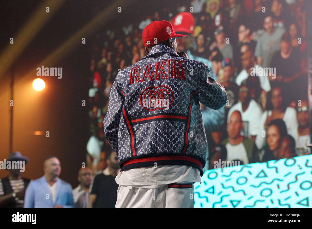 Rapper Rakim performs at the Yo! MTV Raps: 30TH Anniversary Experience ...