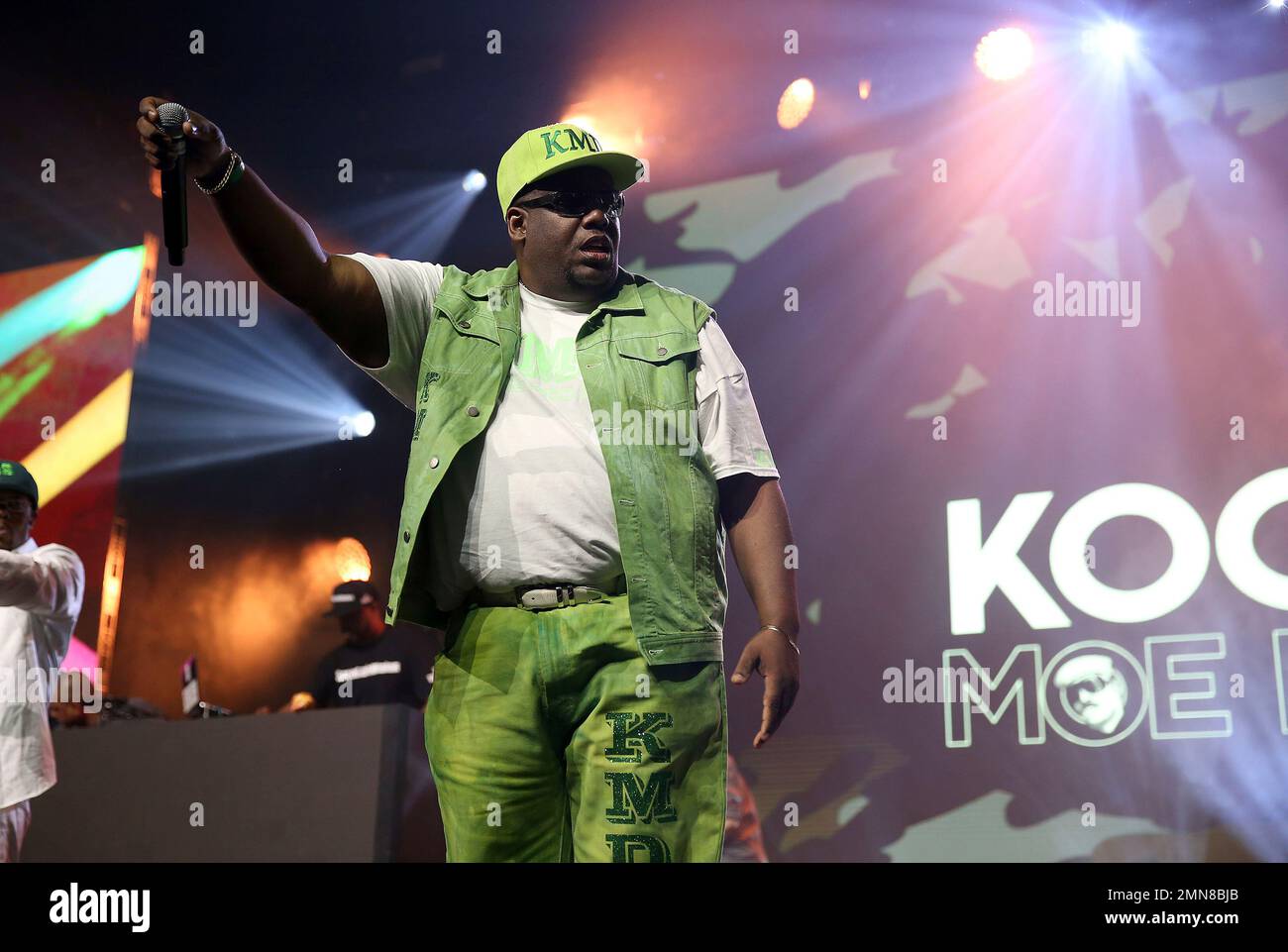 Rapper Kool Moe Dee performs at the Yo! MTV Raps: 30TH Anniversary ...