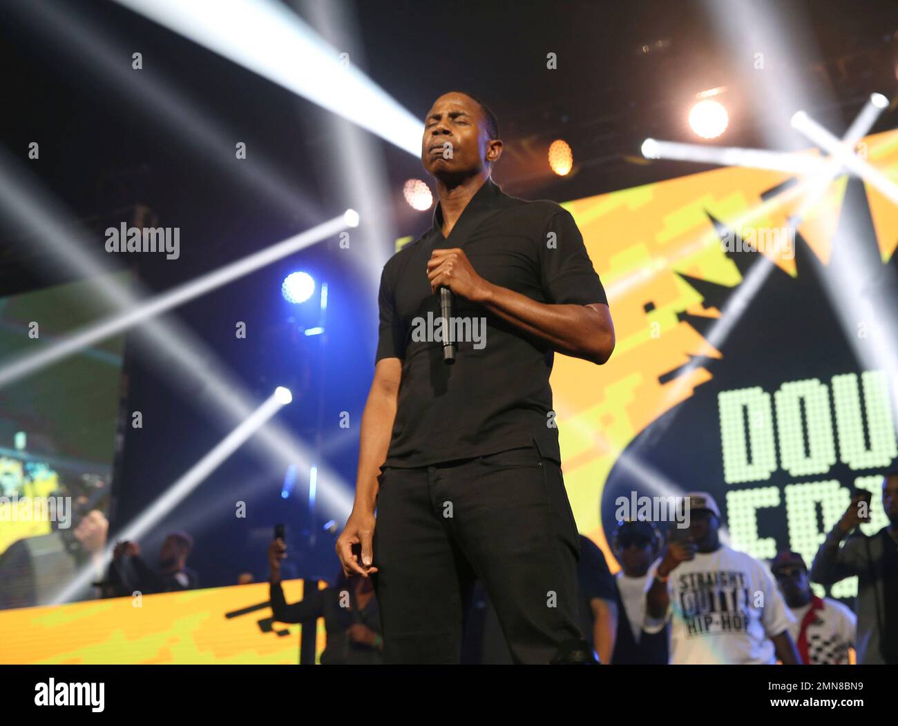 Rapper Doug E. Fresh performs at the Yo! MTV Raps: 30TH Anniversary ...