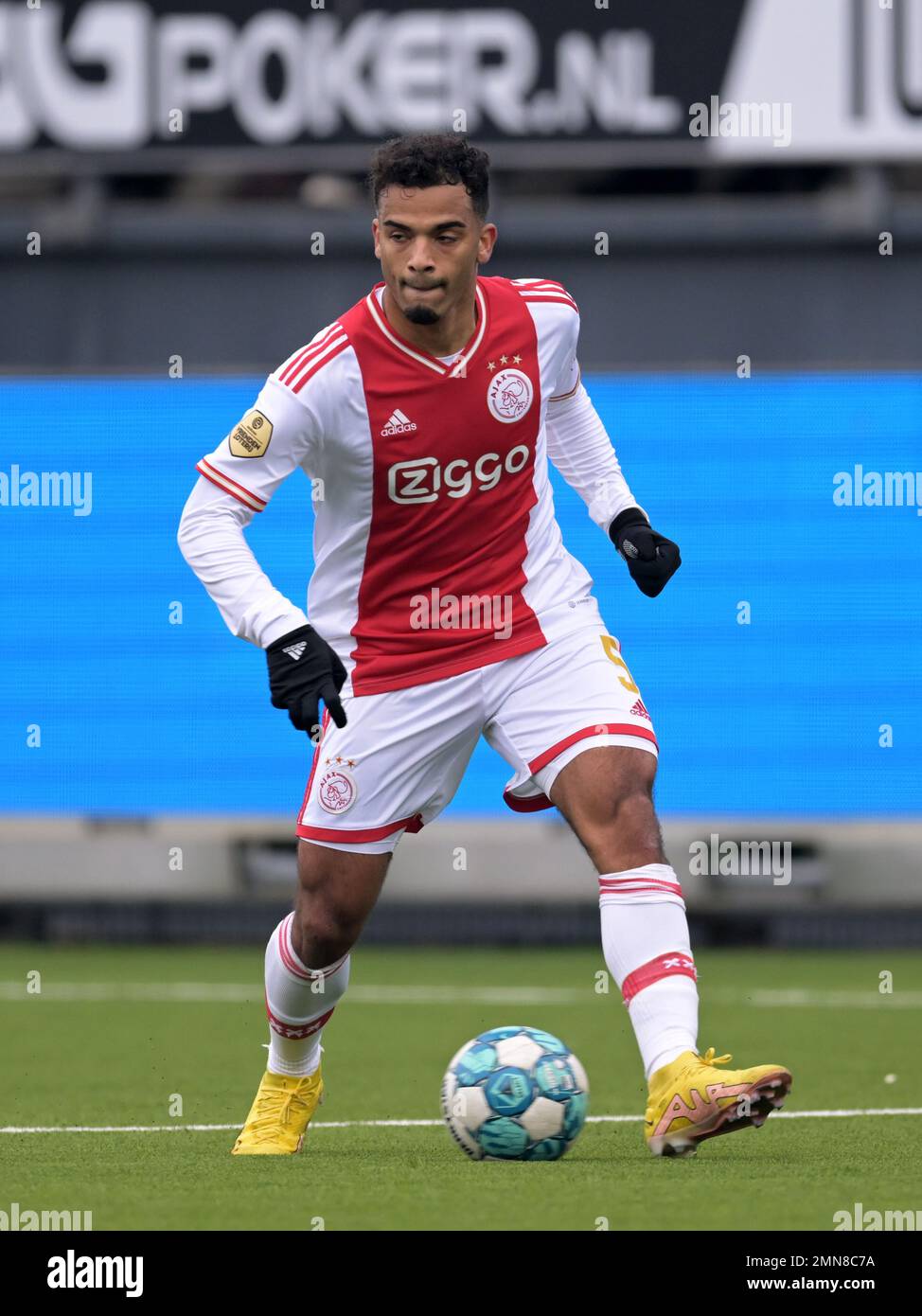 ROTTERDAM - Owen Wijndal of Ajax during the Dutch premier league match ...