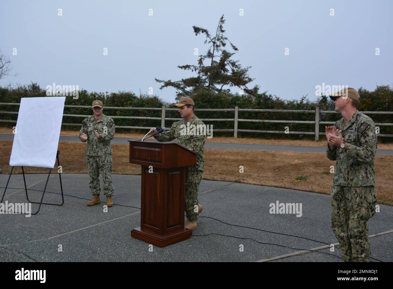 Capt. Eric Hanks, Commanding Officer of Naval Air Station Whidbey ...