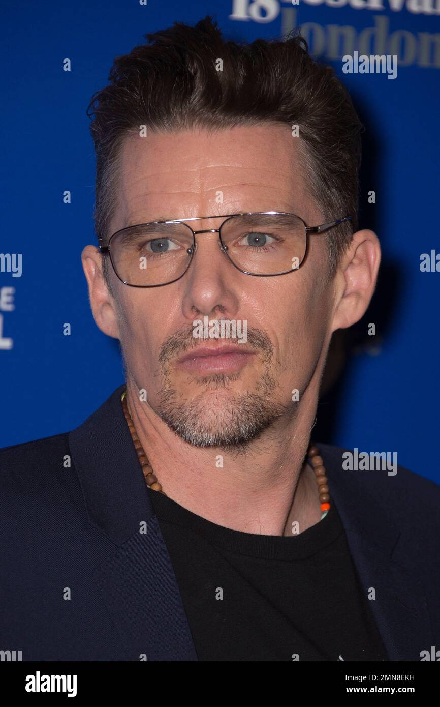 Actor Ethan Hawke poses for photographers upon arrival at a photo call ...