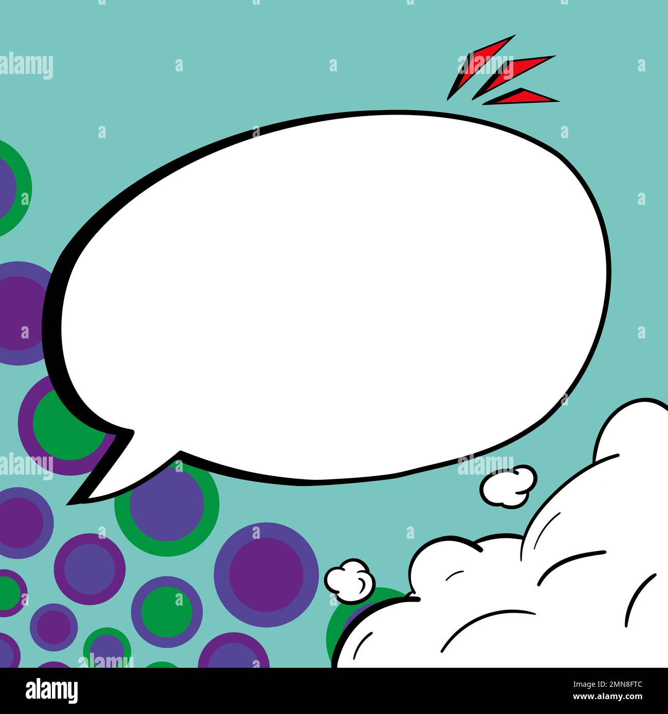 Comics Design Frames. Photo Frame Set With Explosion Bubbles For Add ...