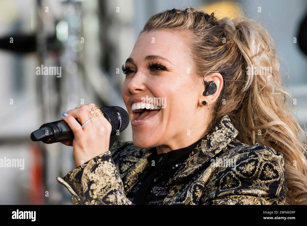 FILE - In this Oct. 27, 2017 file photo, Rachel Platten performs on NBC ...
