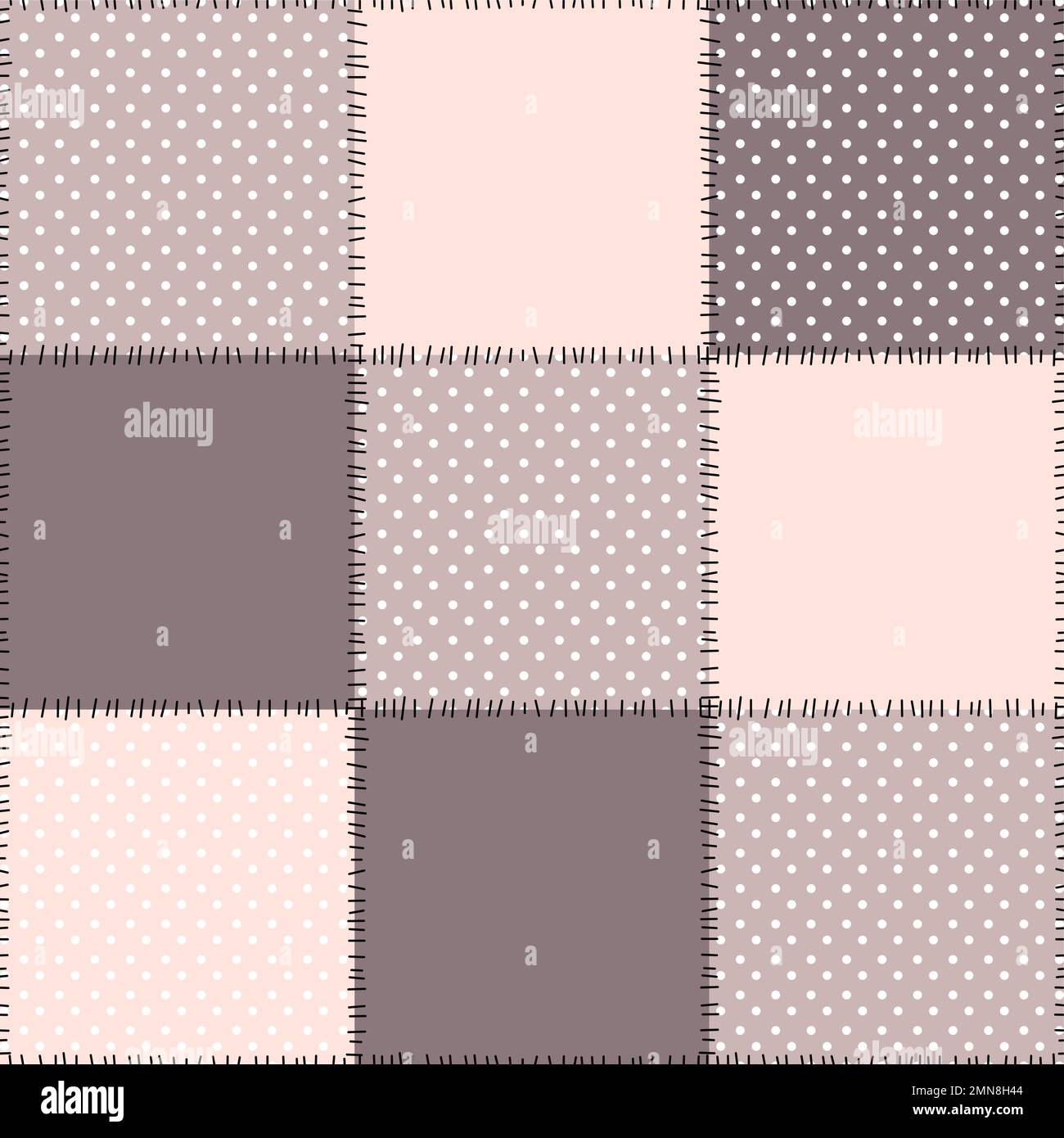 square patchwork patterns. For textile printing, for silk scarf, modern ...