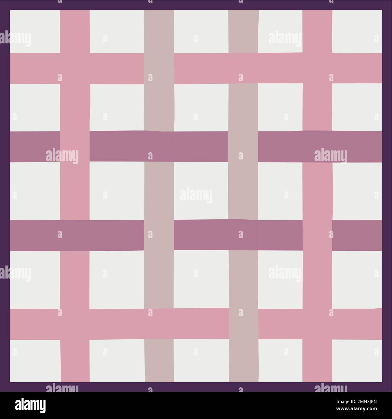 square plaid geometric patterns. For textile printing, for silk scarf ...