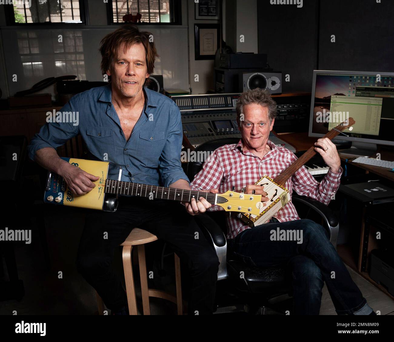 In this May 28, 2018 photo, brothers Kevin Bacon, left, and Michael ...