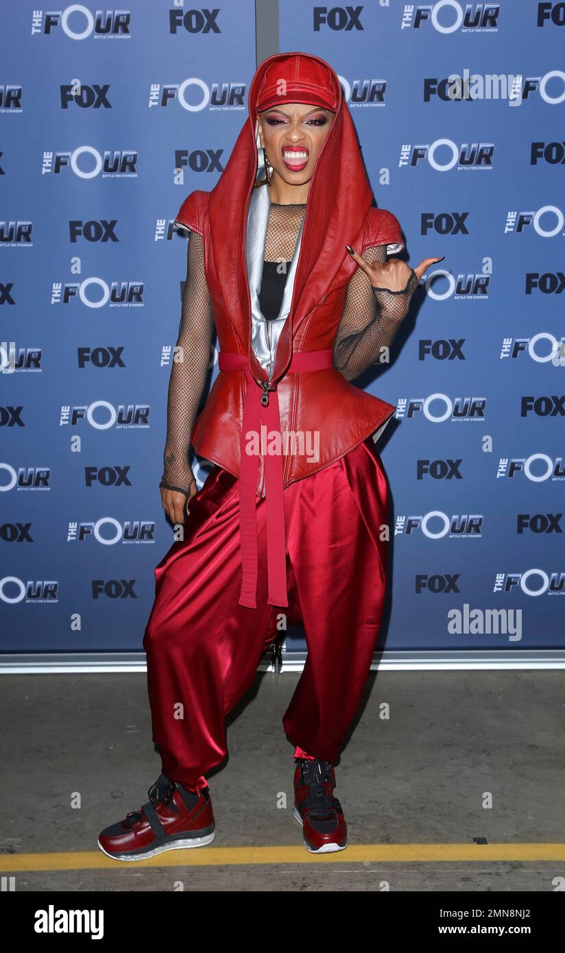 Sharaya J arrives at the LA Premiere of "The Four: Battle For Stardom ...