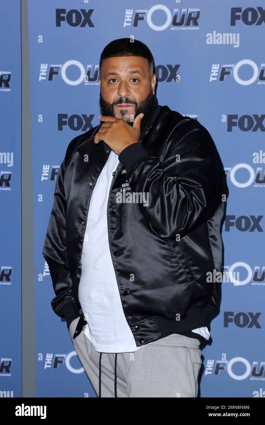 DJ Khaled arrives at the LA Premiere of "The Four: Battle For Stardom ...