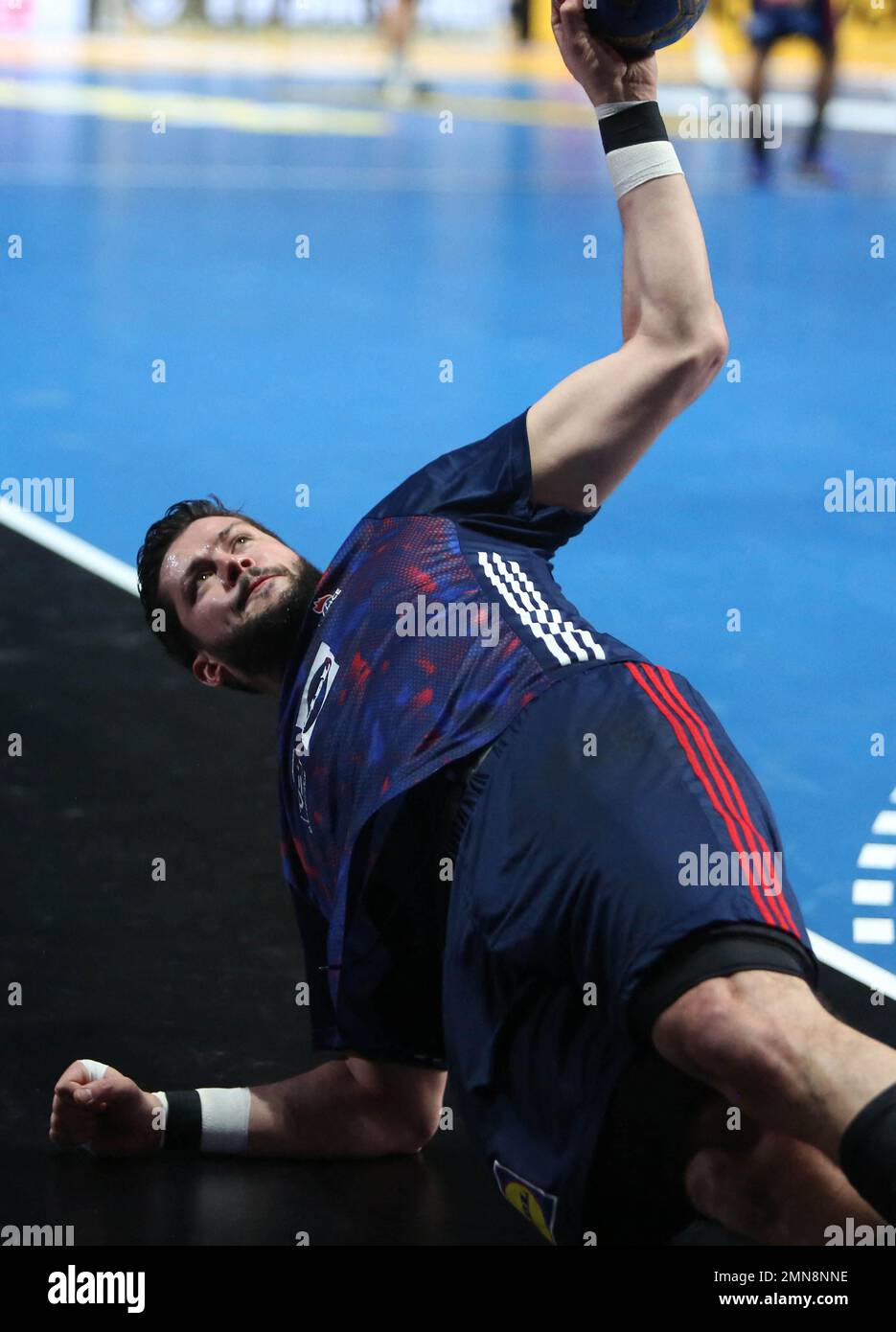 Nicolas Tournat of France during the IHF Men's World Championship 2023, Semi-Finals Handball ...