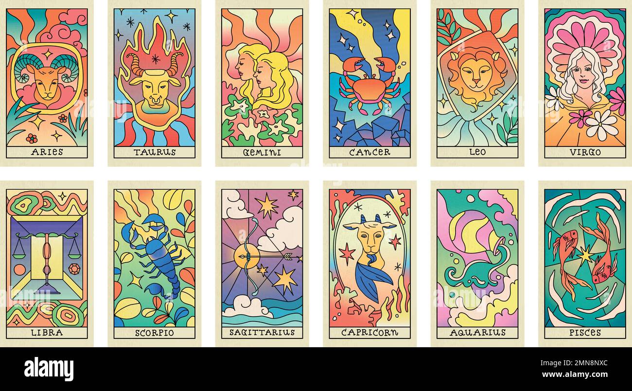 Zodiac graphic design 60 photos - Astrologytoyou.com