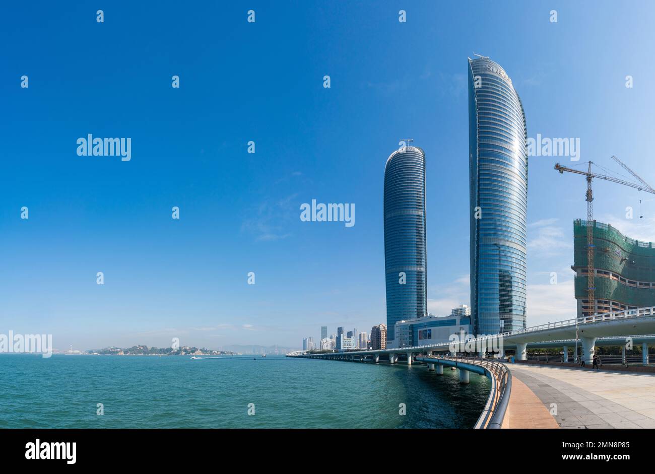 Xiamen shimao channel building Stock Photo - Alamy
