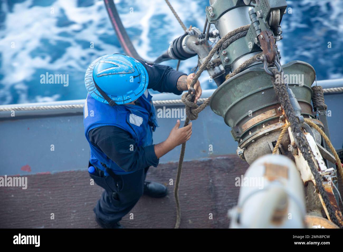 220930-N-FD648-1178 ADRIATIC SEA (Sept. 30, 2022) Seaman Nocholaus ...