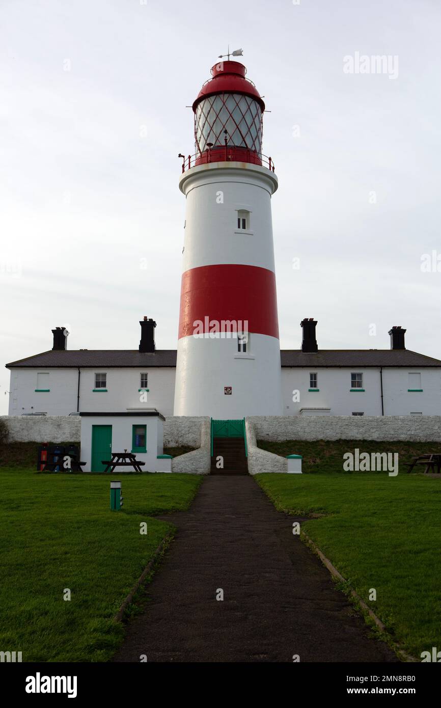 Souter Lighthouse, opened in 1871 and now owned by the National Trust ...