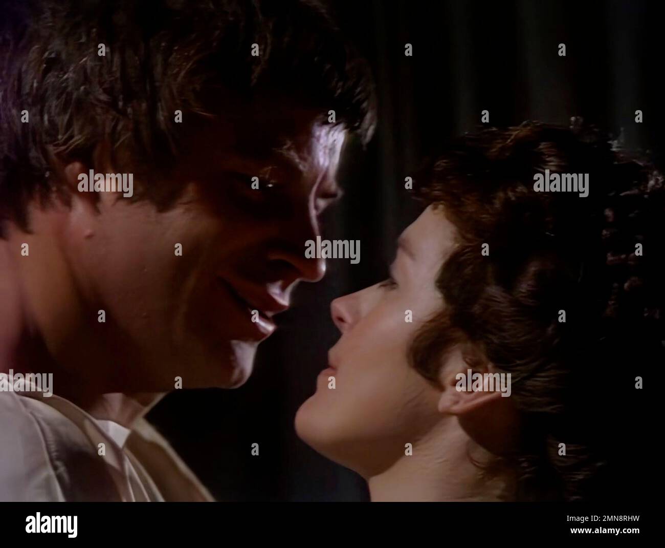 London.UK. John Castle (as Postumus) and Patricia Quinn (as Livilla) in ...