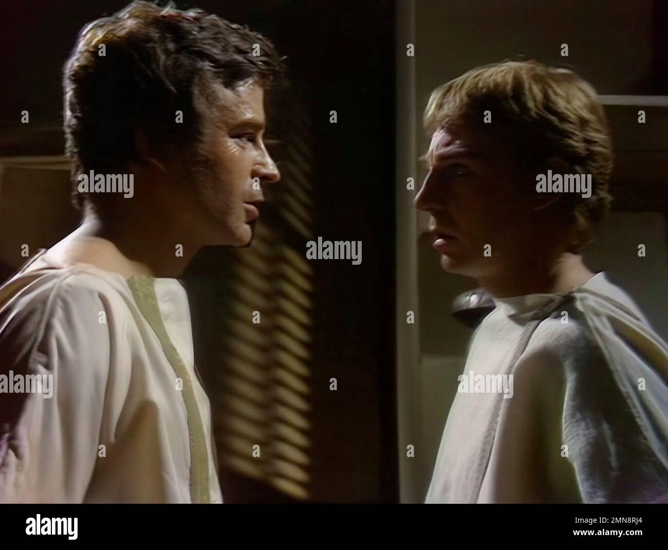 London.UK. Derek Jacobi (as Claudius) and John Castle (as Postumus) in ...