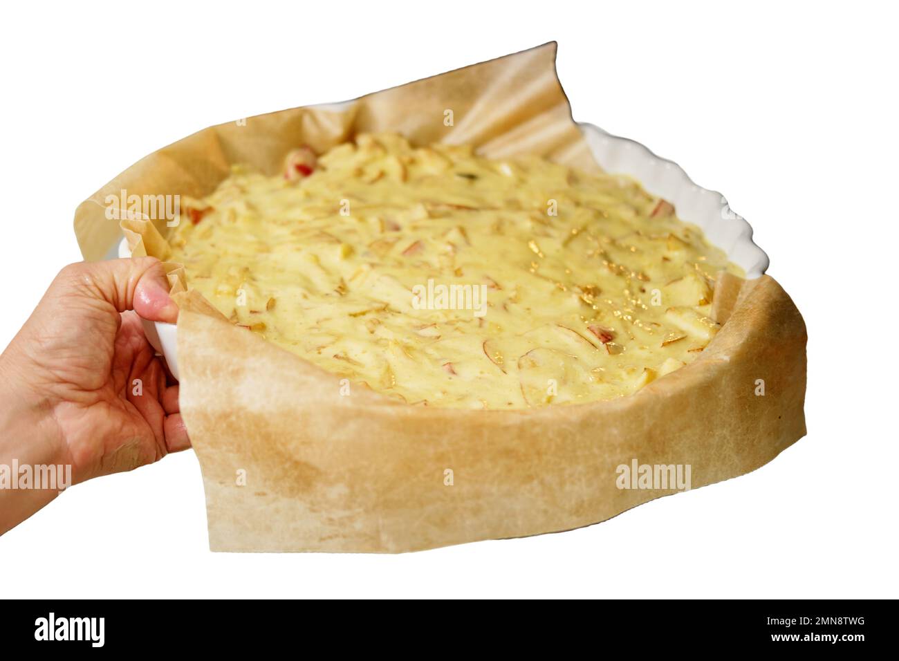 Bake pie in oven Cut Out Stock Images & Pictures - Alamy