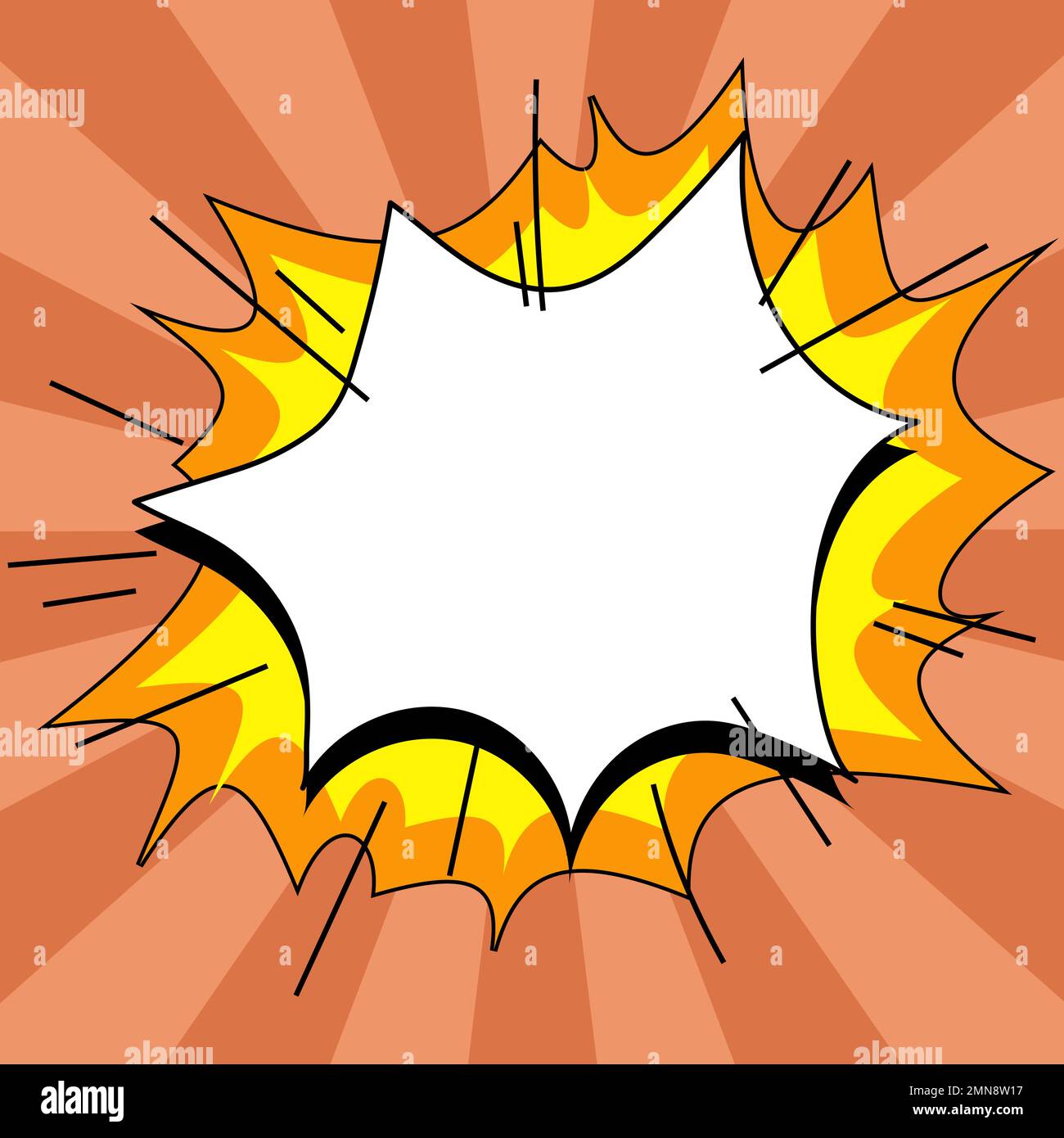 Comics Design Frames. Photo Frame Set With Explosion Bubbles For Add ...