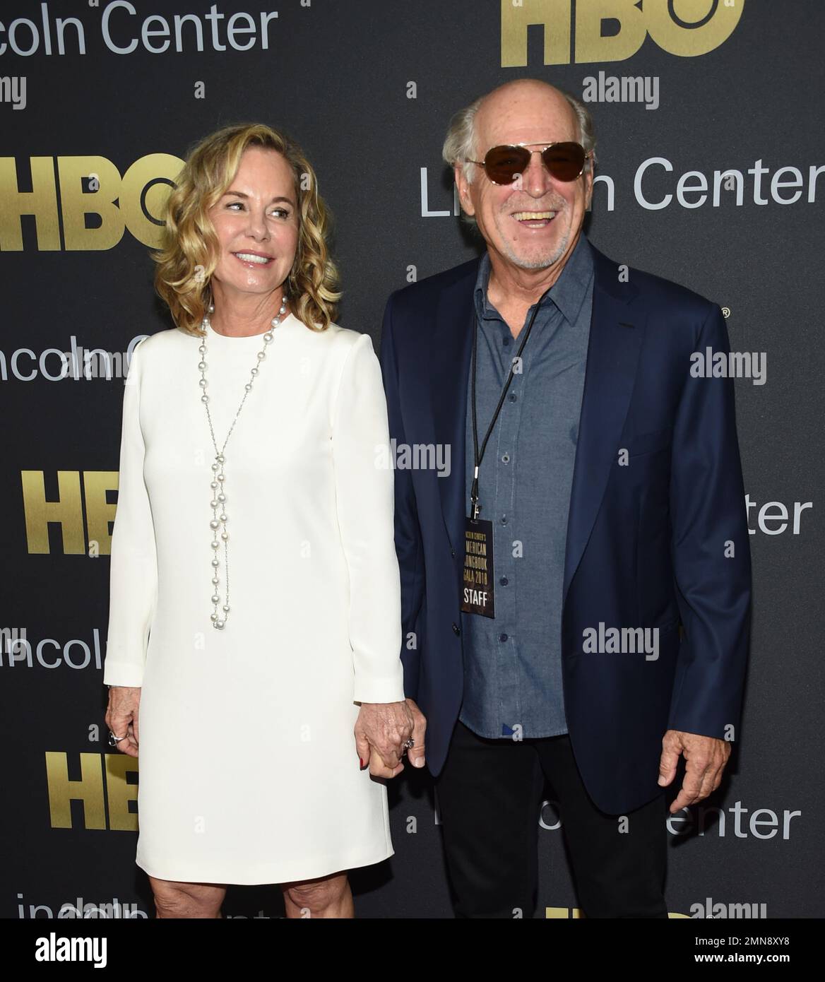 Musician Jimmy Buffett and wife Jane Slagsvol attend the Lincoln Center ...