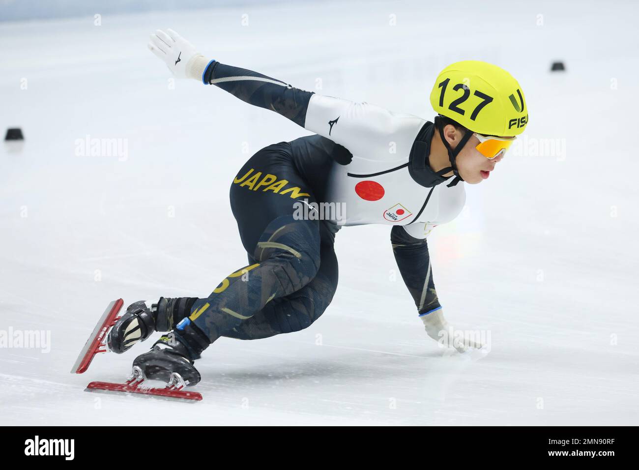 Lake Placid, NY, USA. 21st Jan, 2023. Takumi Wada (JPN) Short Track ...