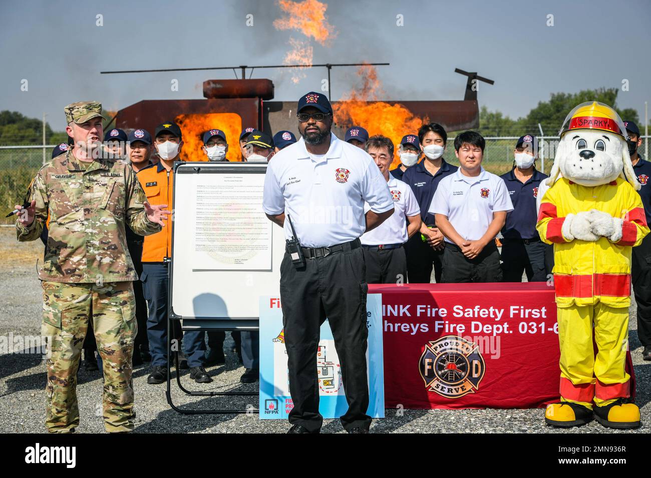 U.S. Army Col. Seth Graves, the U.S. Army Garrison Humphreys commander ...