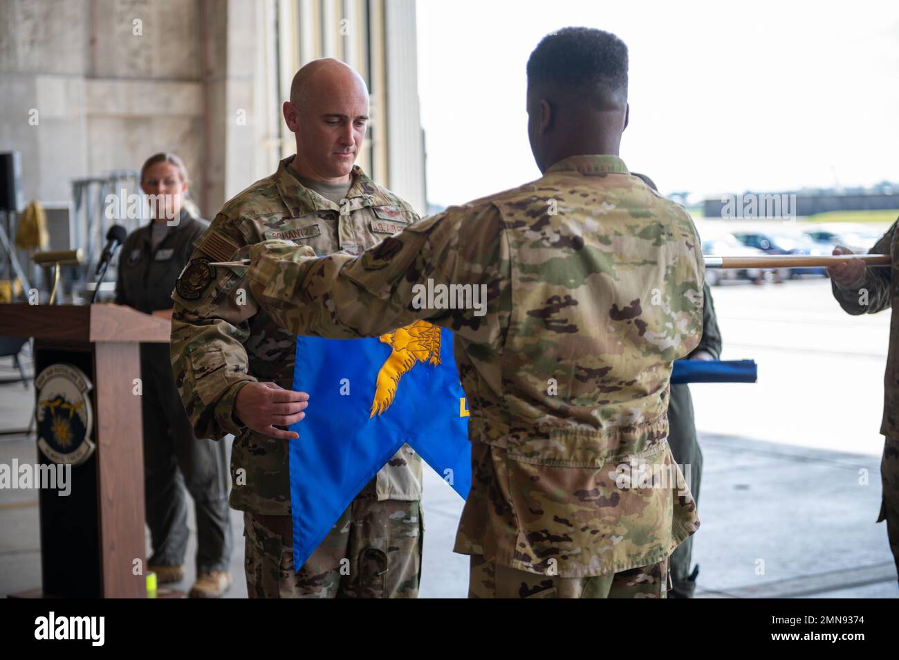 U.S. Air Force Col. Henry Schantz, 18th Operations Group commander ...