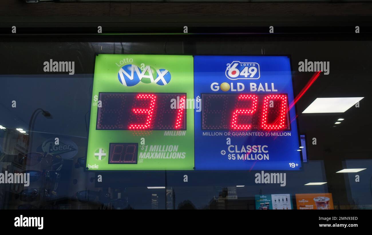 Lotto max winning prize hi-res stock photography and images - Alamy