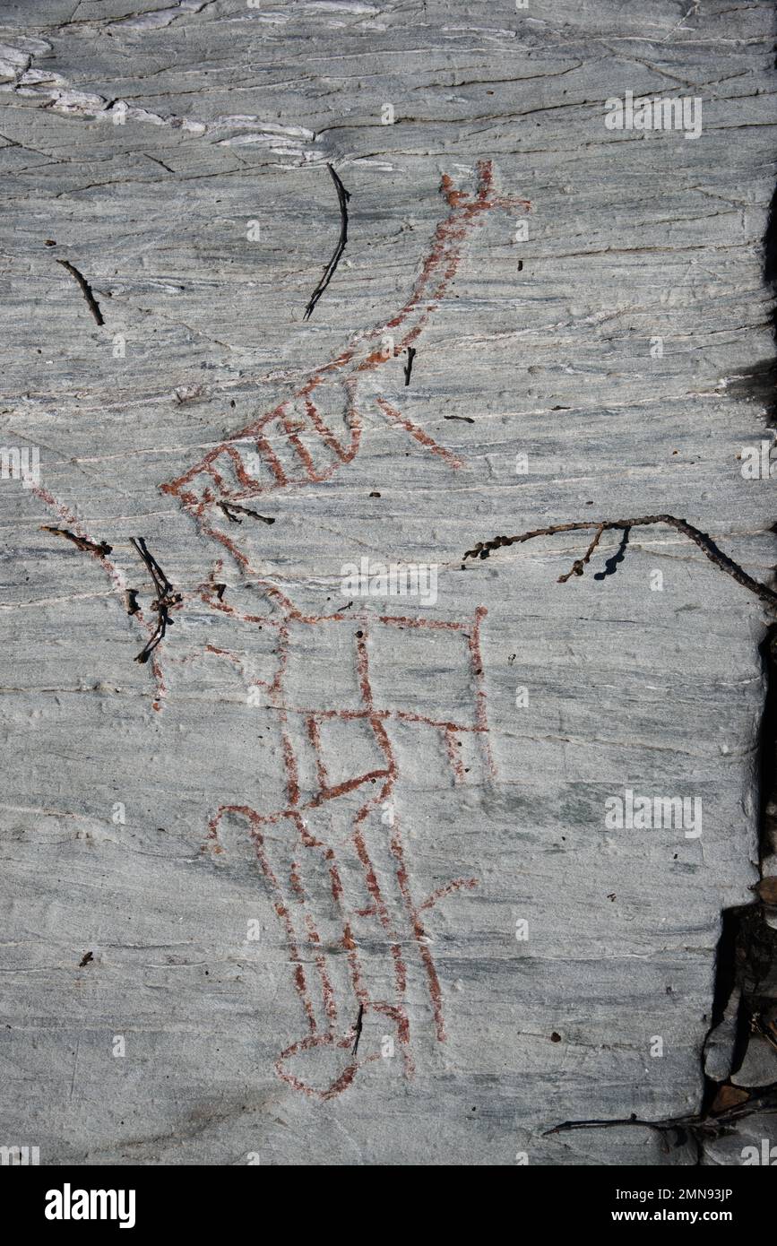 Almost 7000 years ago stoneage fishermen and Reindeer herders made ...